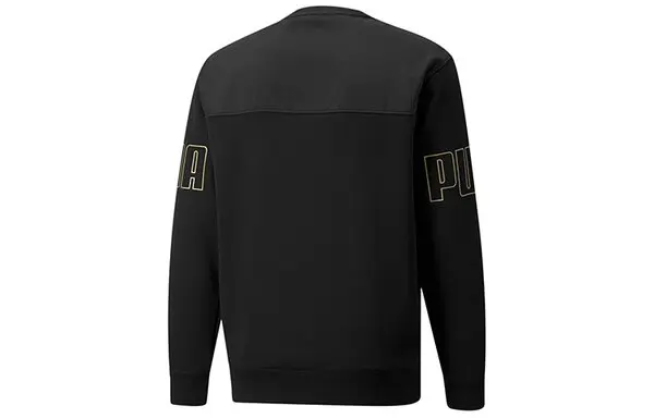 PUMA Winterized Crew Bronzing Logo Pullover