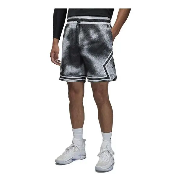 JORDAN Dri-fit Sport Diamond Pattern Shorts - Black/multi-color