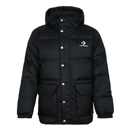 CONVERSE Down Fill Puffer Jacket - Black