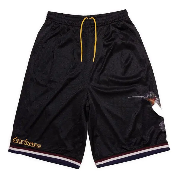 Drew House Hummingbirds Mesh Street Short - Black