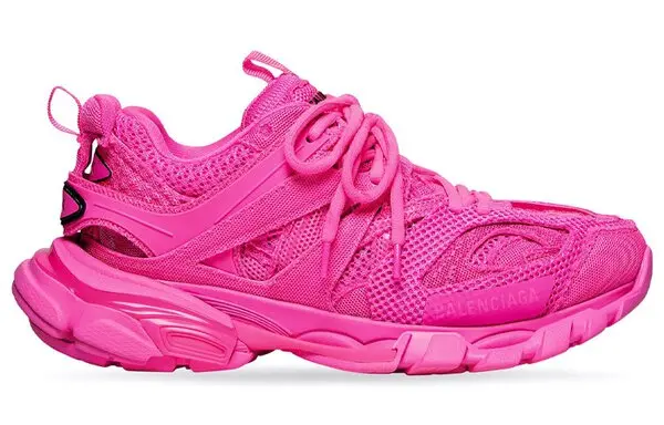 Balenciaga Track Sneakers - Pink/black