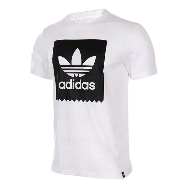 Adidas Originals Blackboard Logo T-shirt 'white Black