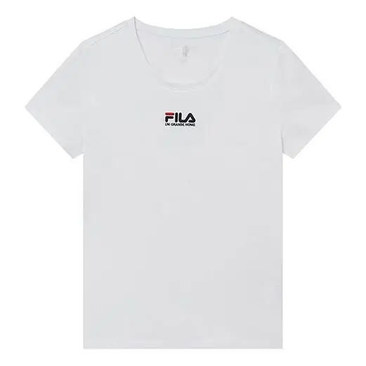 FILA Embroidered Short Sleeve T-shirt - White