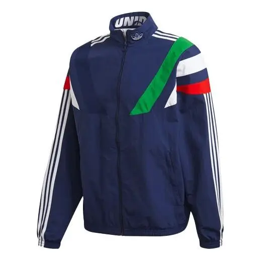 Adidas Originals Stand Collar Track Jacket - Dark Blue