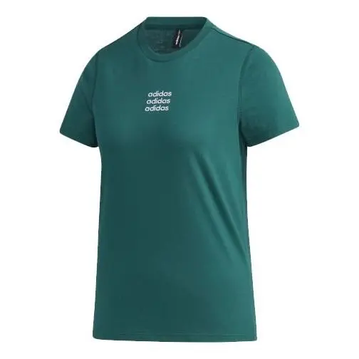 Adidas Neo Casual Sports Short Sleeve Tee - Green