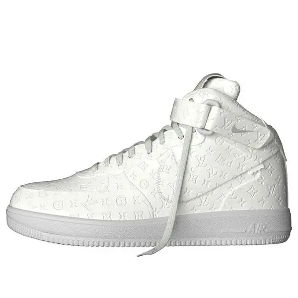 Nike X Louis Vuitton Air Force 1 Mid Sneakers