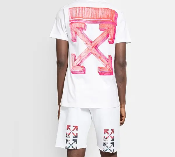 Off-White Fw20 Marker Arrow Red Arrow Printed - White