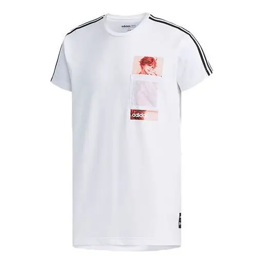 Adidas Neo X Crossover Casual Sports Short Sleeve - White