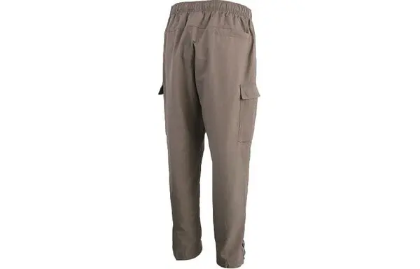 Nike Logo Small Label Embroidered Woven Cargo Long Pants Olive Gray