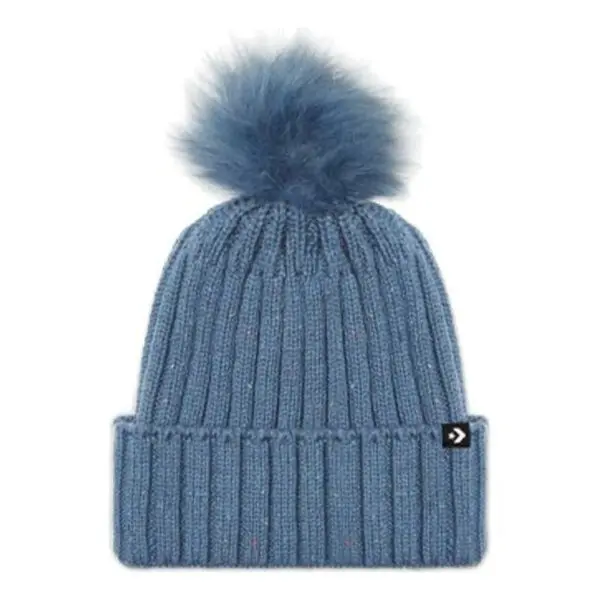 CONVERSE Ribbed Beanie With Pom