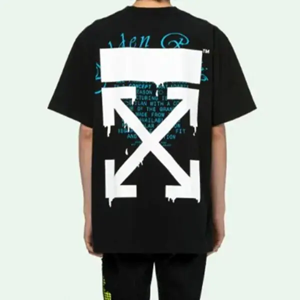 Off-White Dripping Arrows Loose Short-sleeved T-shirt