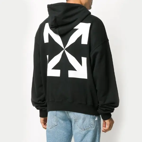 Off-White Printed Hooded Sweatshirt
