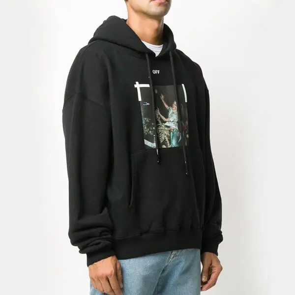 Off-White Printed Hooded Sweatshirt