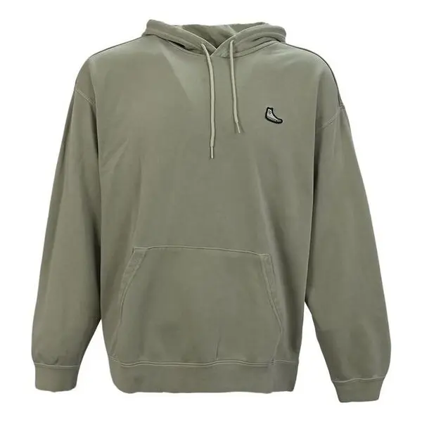 CONVERSE Embroidered Sneaker Patch Hoodie - Green