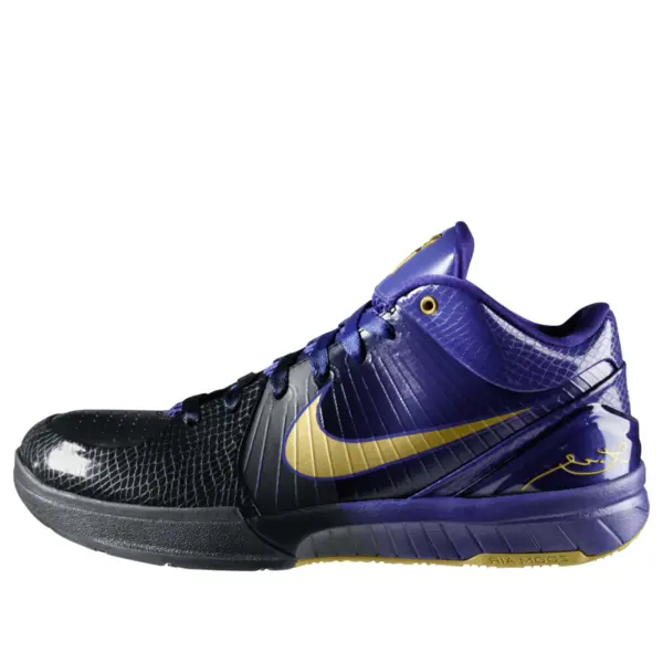 Nike Zoom Kobe 4 "lakers Away" Sneakers - Black/purple