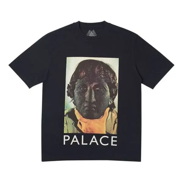 PALACE Nicked Character Short Sleeve T-shirt - Black