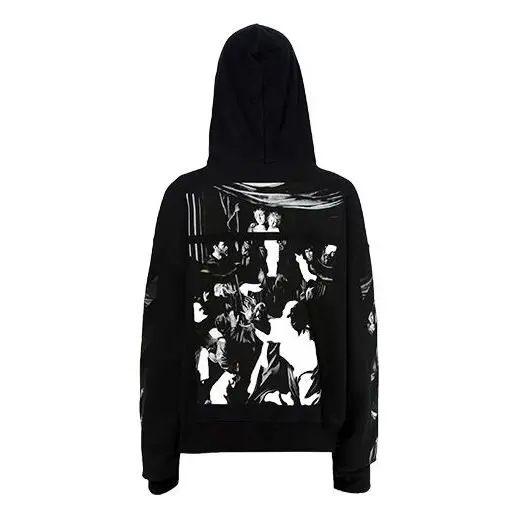 Off-White Caravaggio Printed Hoodie - Black