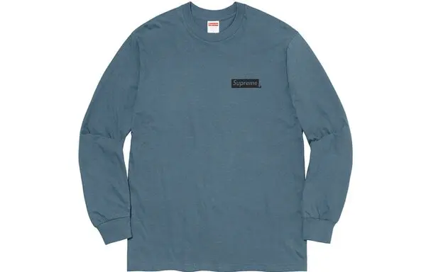 Supreme Ss20 Week 1 Sacred Unique Ls Tee - Bluegray