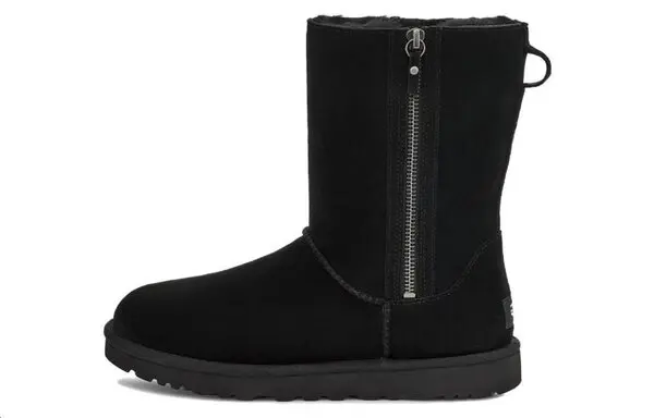 UGG Classic Short Zip Boots - Black