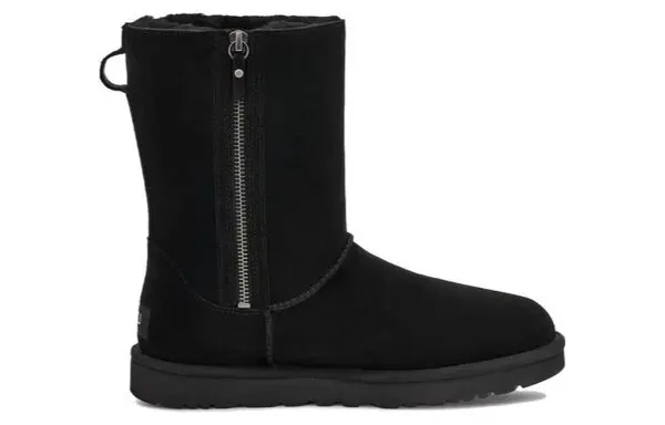 UGG Classic Short Zip Boots - Black