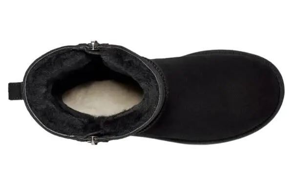UGG Classic Short Zip Boots - Black