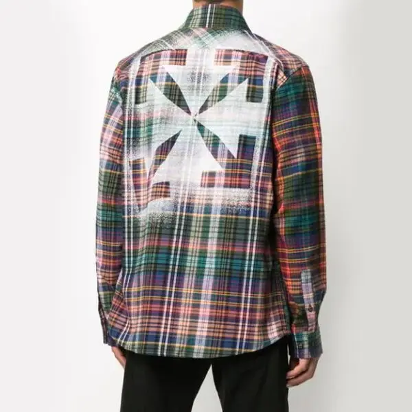 Off-White Stencil Flannel Check Shirt