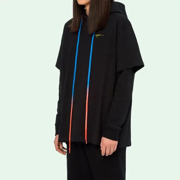 Off-White Arrow Print Drawstring Hoodie