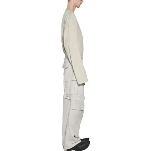 Balenciaga Large Cargo Pants - Light Grey