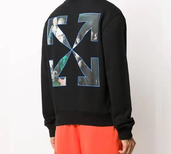 Off-White Fw20 Caravaggio Painting Crewneck Sweater