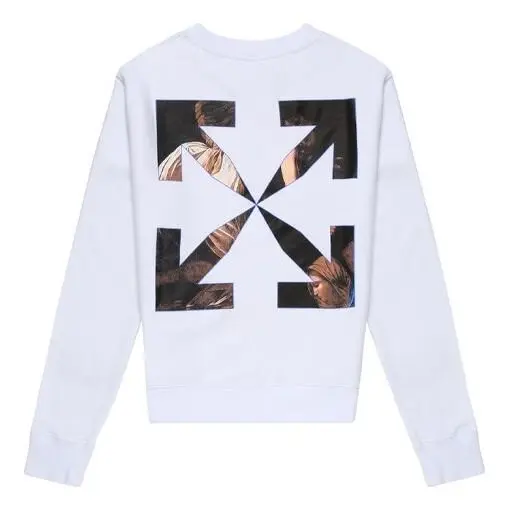 Off-White Caravaggio Angel Graphic Sweatshirt