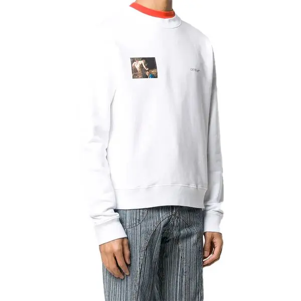 Off-White Caravaggio Angel Graphic Sweatshirt