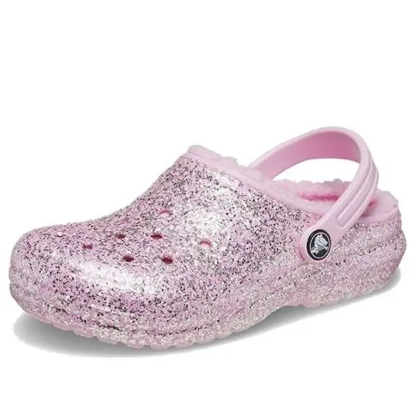 CROCS Classic Lined Glitter Clogs