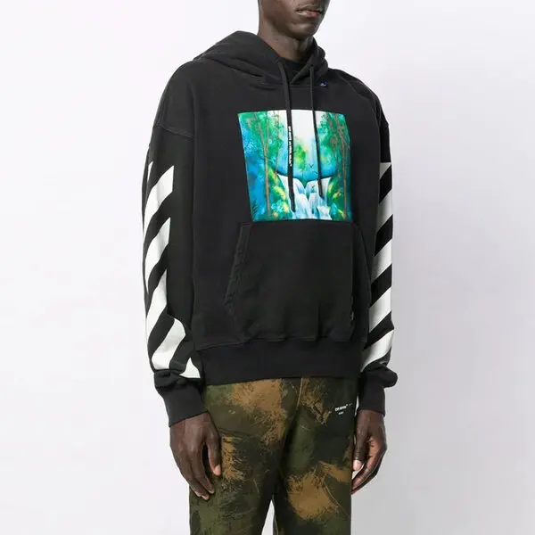 Off-White Pattern Printing Hoodie