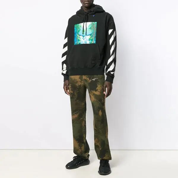 Off-White Pattern Printing Hoodie