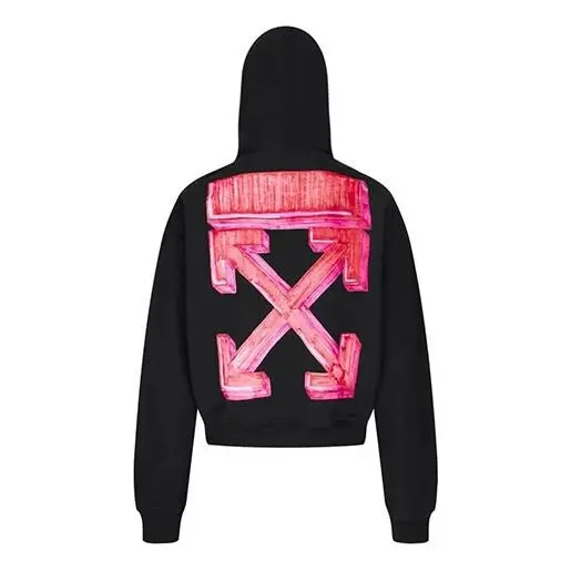 Off-White Marker Over Hoodie - Black