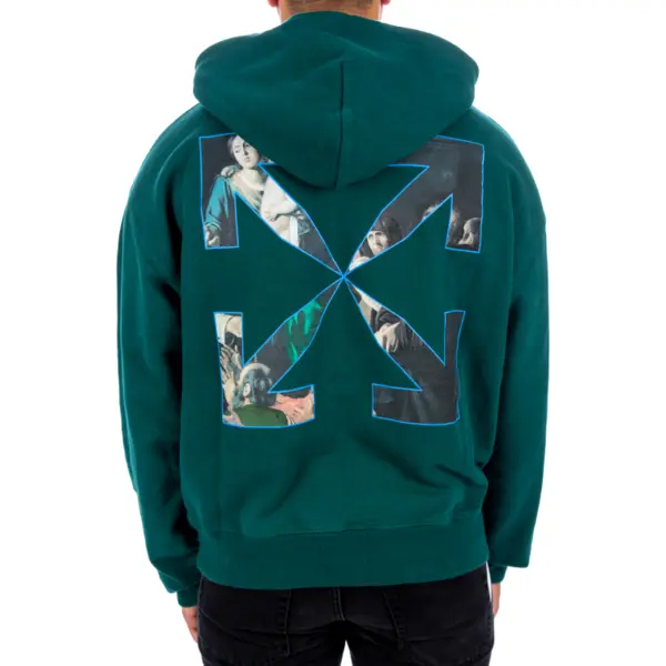 Off-White Fw20 Caravaggio Loose Hooded Pullover