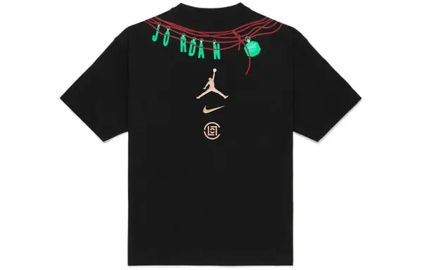 JORDAN X Clot Jade T-shirt 'black