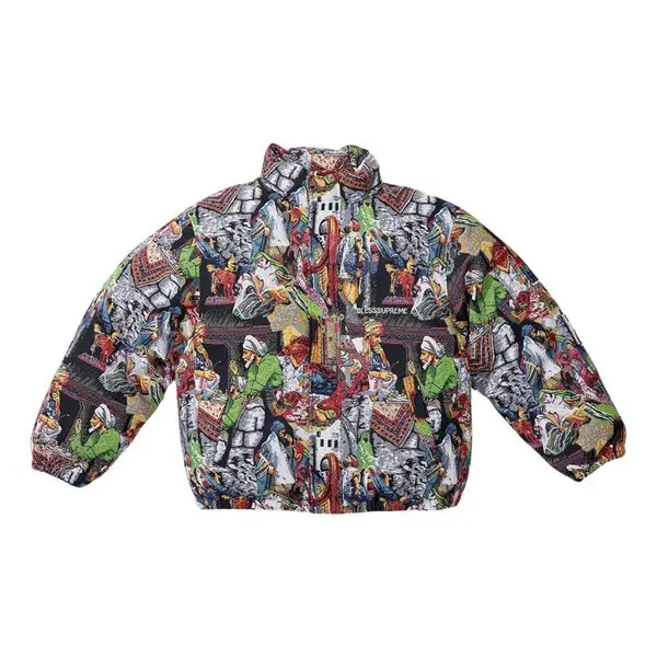 Supreme X Bless Tapestry Down Puffer Jacket