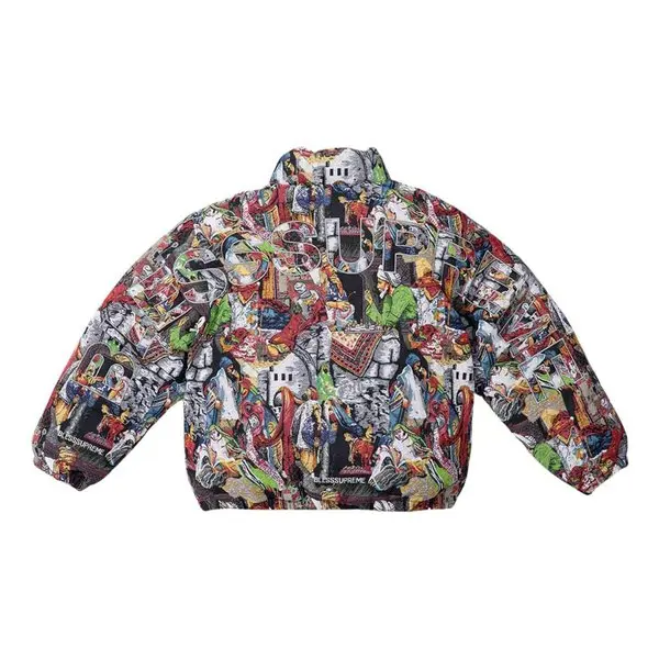 Supreme X Bless Tapestry Down Puffer Jacket - Multi-color