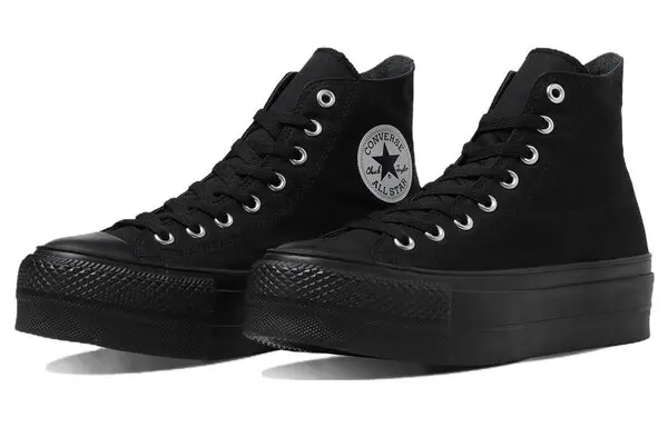 CONVERSE Chuck Taylor All Star Lifted High Top Sneakers - Black