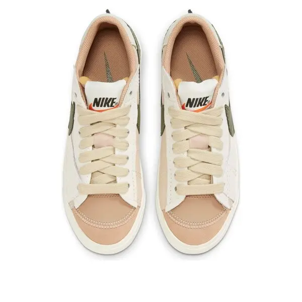 Nike Blazer Low '77 Jumbo Low Top Sneakers - White/green