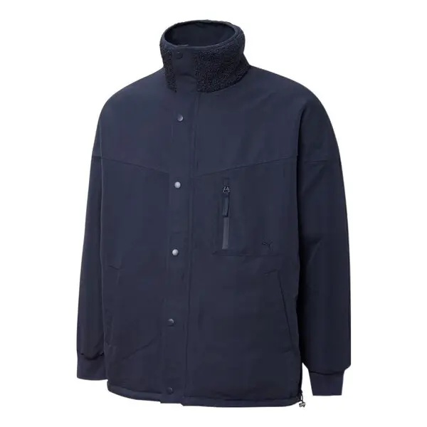 PUMA Mmq Lamb's Wool Reversible Jacket - Blue
