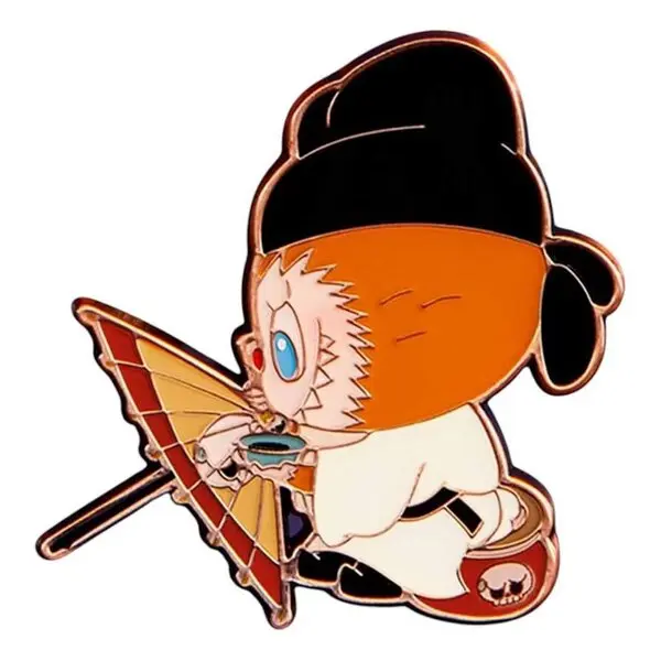 POP MART The Monsters Labubu Let's Have Fun Together Badge Drawing Umbrella Cover - Multi-color