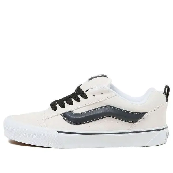 VANS Knu Skool Suede Sneakers - White/black