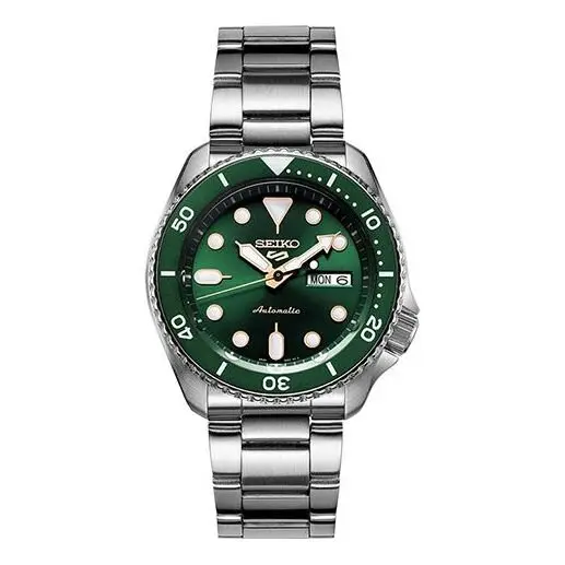 SEIKO Automatic Stainless Steel Water Resistant Watch - Green