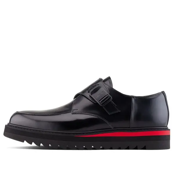 Onitsuka Tiger Monk Strap Shoes - Black/red