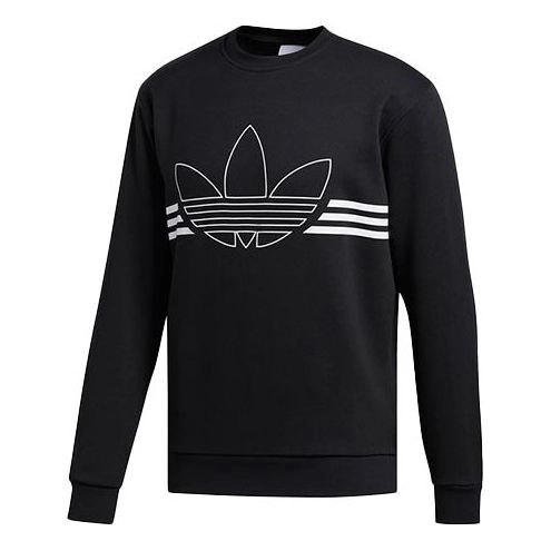 Adidas Originals Outline Crewneck Pullover - Black
