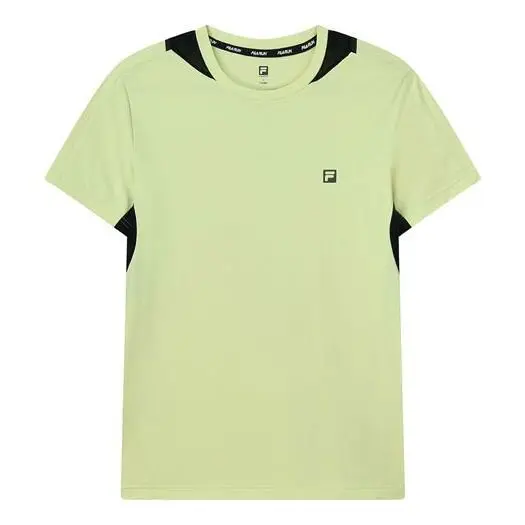 FILA Athletics Graphic Print Crewneck T-shirt - Yellow