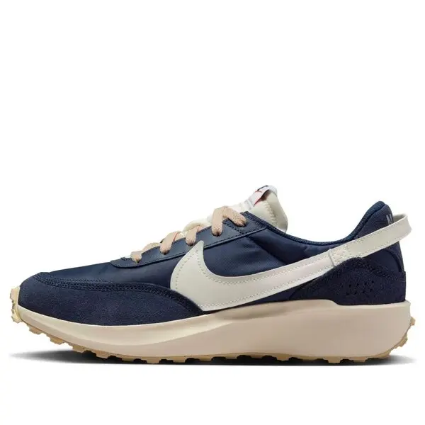 Nike Waffle Debut "midnight Navy Sail" Low Top Sneakers - Blue/white
