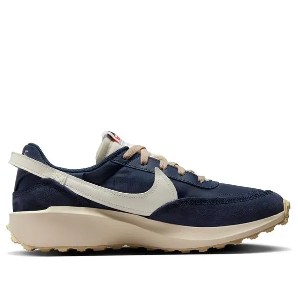 Nike Waffle Debut "midnight Navy Sail" Low Top Sneakers - Blue/white